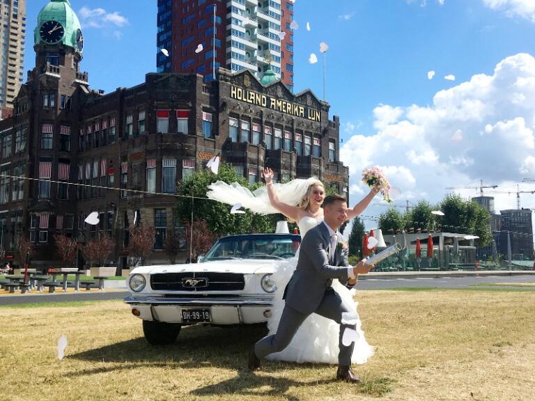 Ford Mustang Cabriolet 1964 trouwauto huren - 123 Trouwauto